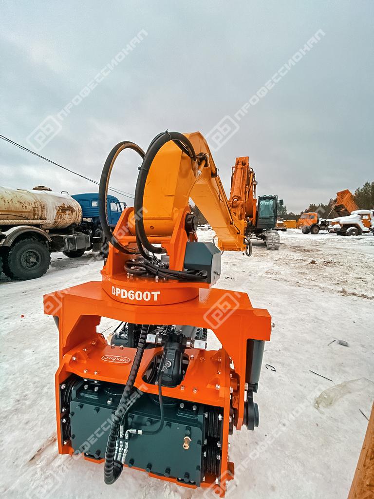 Вибропогружатель Daedong DPD600Т (Ю. Корея) на крупном северном объекте